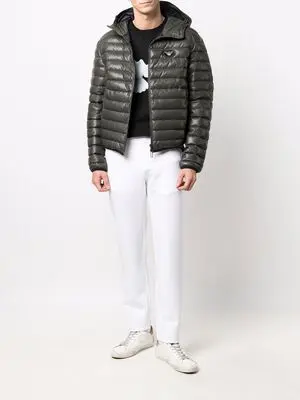 Emporio Armani Padded Down Hooded Jacket - Green
