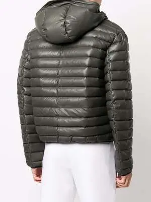 Emporio Armani Padded Down Hooded Jacket - Green