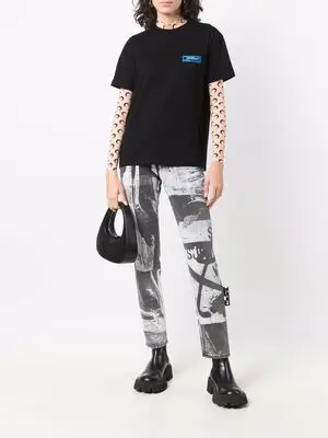Off-White High-waisted Tapered Trousers