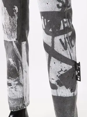 Off-White High-waisted Tapered Trousers