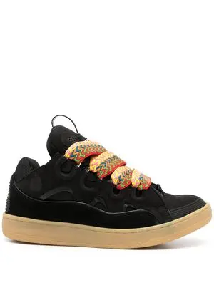 Lanvin Gold Tone Sneakers For Men