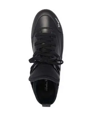 FERRAGAMO High-top Leather Sneakers