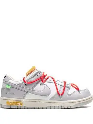 Nike X Off White Dunk Low Lot 6 Sneakers - White