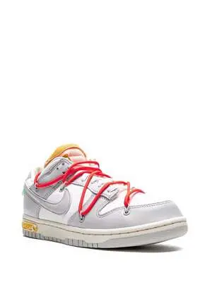 Nike X Off White Dunk Low Lot 6 Sneakers - White