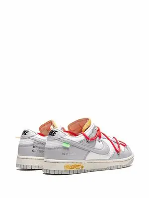 Nike X Off White Dunk Low Lot 6 Sneakers - White
