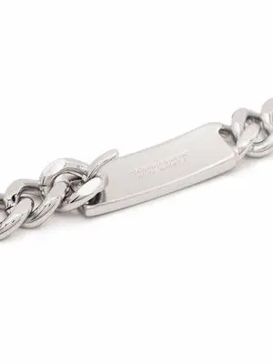 Dsquared2 Tone Logo Plaque Chain Necklace