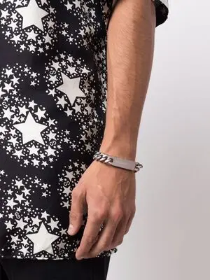 Dsquared2 Logo Plaque Chain-link Bracelet