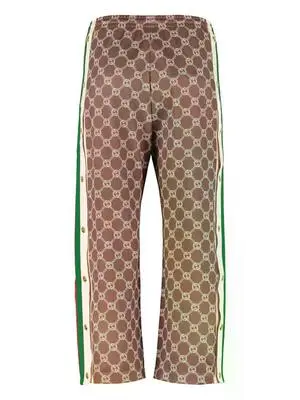 Gucci Interlocking G Cropped Track Pants