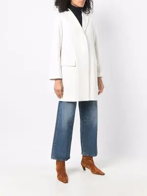 Alberto Biani Buttoned-up Wool Coat