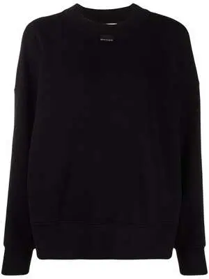 Palm Angels Logo-print Sweatshirt - Black