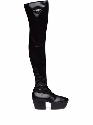 Prada Thigh-high Platform Boots