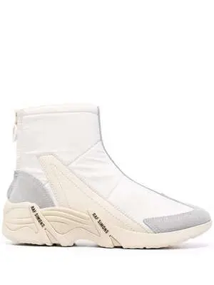Raf Simons Cylon-22 Ankle Boots White