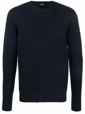 DRUMOHR Round Neck Jumper - Blue