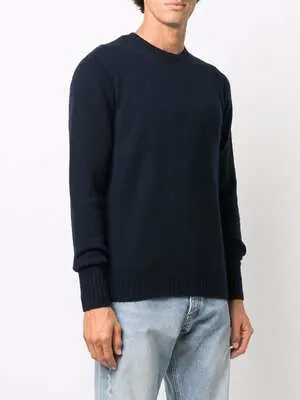 DRUMOHR Round Neck Jumper - Blue