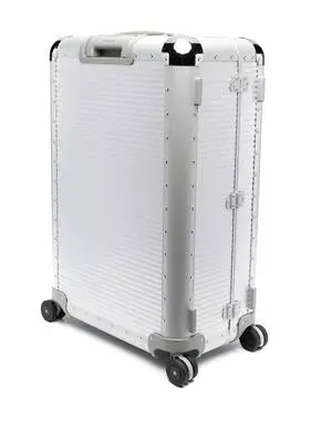 FPM MILANO Bank S Spinner 76cm Studded Aluminum Suitcase