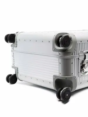 FPM MILANO Bank S Spinner 76cm Studded Aluminum Suitcase