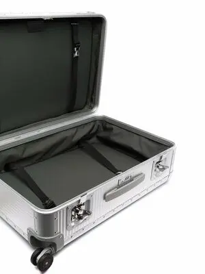 FPM MILANO Bank S Spinner 76cm Studded Aluminum Suitcase