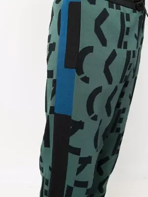 Kenzo Logo-knit Straight-leg Joggers
