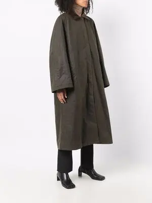 TOTEME Country Single-breasted Coat - Green