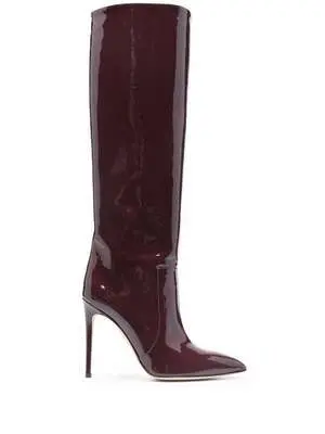 Paris Texas Patent Knee-high Boots - Red