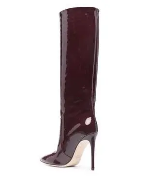 Paris Texas Patent Knee-high Boots - Red