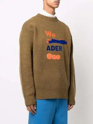 ADER ERROR Logo-embroidered Knitted Jumper