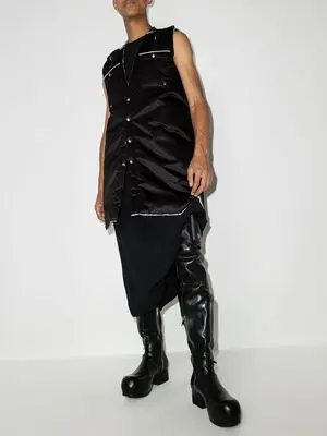 Rick Owens Outershirt Unfinished Gilet