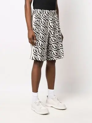 Palm Angels Zebra-print Track Shorts