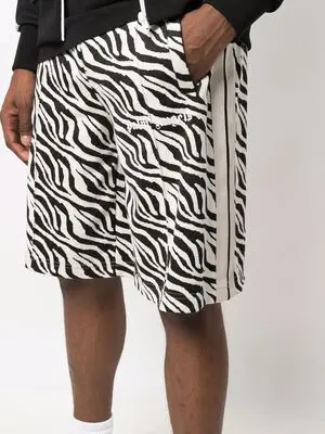 Palm Angels Zebra-print Track Shorts