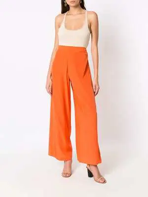 AMIR SLAMA Silk Palazzo Pants