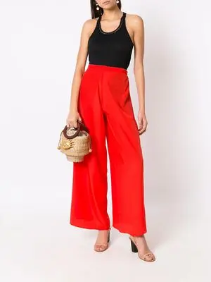 AMIR SLAMA Silk Palazzo Pants