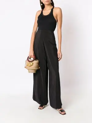 AMIR SLAMA Silk Palazzo Pants