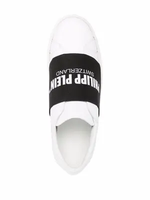 Philipp Plein Logo-print Slip-on Sneakers