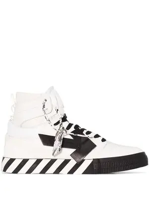 Off-white Heeled Boots For Men