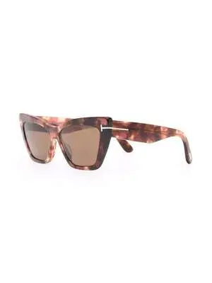 TOM FORD Tortoiseshell Cat-eye Frame Sunglasses