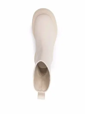 GIABORGHINI Marte Leather Ankle Boots - Neutrals