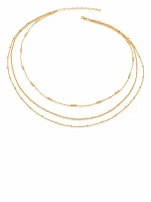 Monica Vinader Layered Chain Necklace - Gold