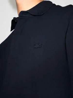 Lacoste Logo-embroidered Long-sleeve Polo Shirt - Blue