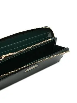 Mulberry Logo-plaque Zipped Purse - Green