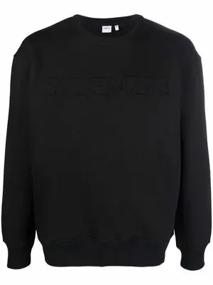 Aspesi Logo-print Crewneck Sweatshirt - Black
