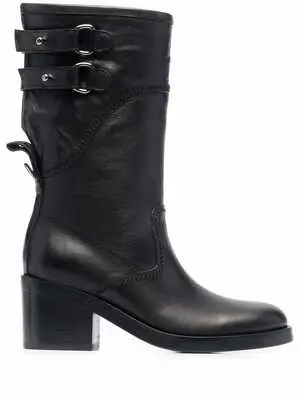 BUTTERO® Buckled Leather Boots