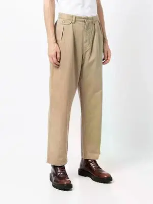 Polo Ralph Lauren Withman Pleated Twill Trousers - Neutrals