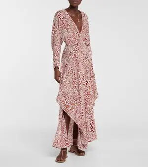 Poupette St Barth Ilona Printed Dress - Red