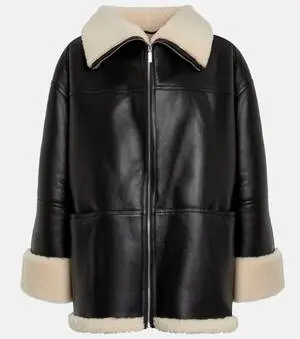 TOTEME Oversized Shearling Jacket