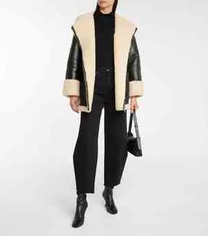 TOTEME Oversized Shearling Jacket