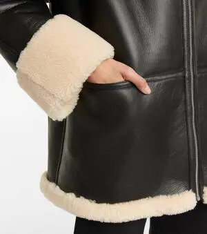 TOTEME Oversized Shearling Jacket