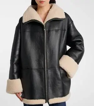 TOTEME Oversized Shearling Jacket