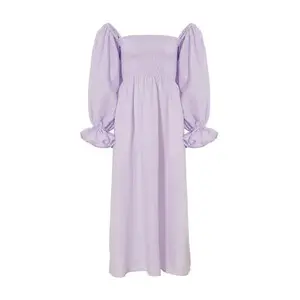Sleeper Atlanta Linen Dress - Lavender
