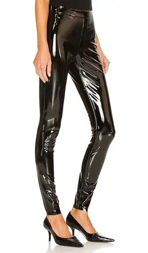 Alice + Olivia Alice + Olivia Maddox Back Zip Vegan Leather Legging