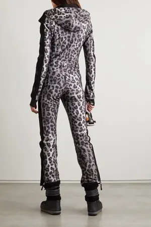 JETSET Magic Ghoster Hooded Animal-print Ski Suit